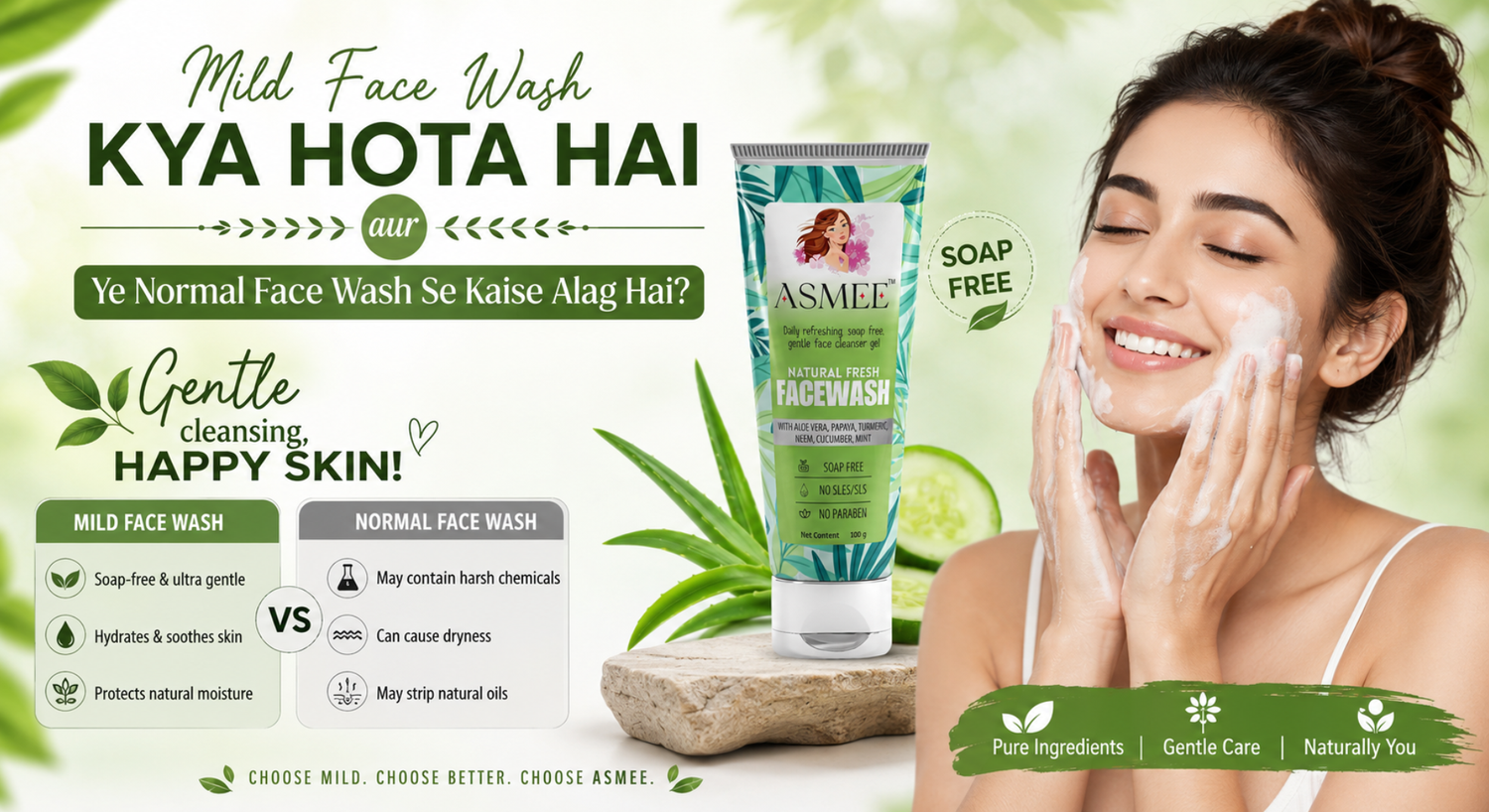 Mild Face Wash Kya Hota Hai aur Ye Normal Face Wash Se Kaise Alag Hai ...