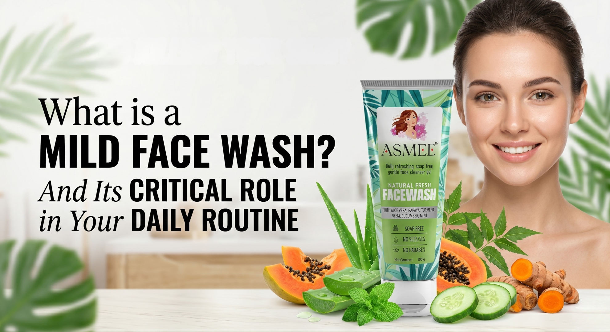 Mild Face Wash Kya Hota Hai? Daily Skincare Routine Mein Iska Role ...
